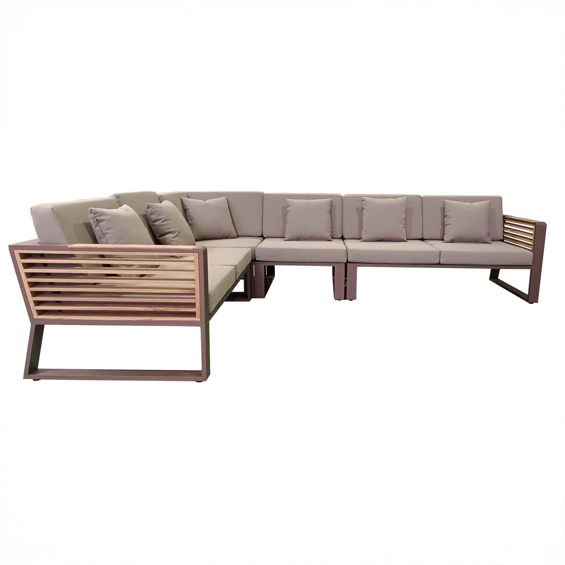 New York Corner Lounge - Brown | 5-delig | Kaja